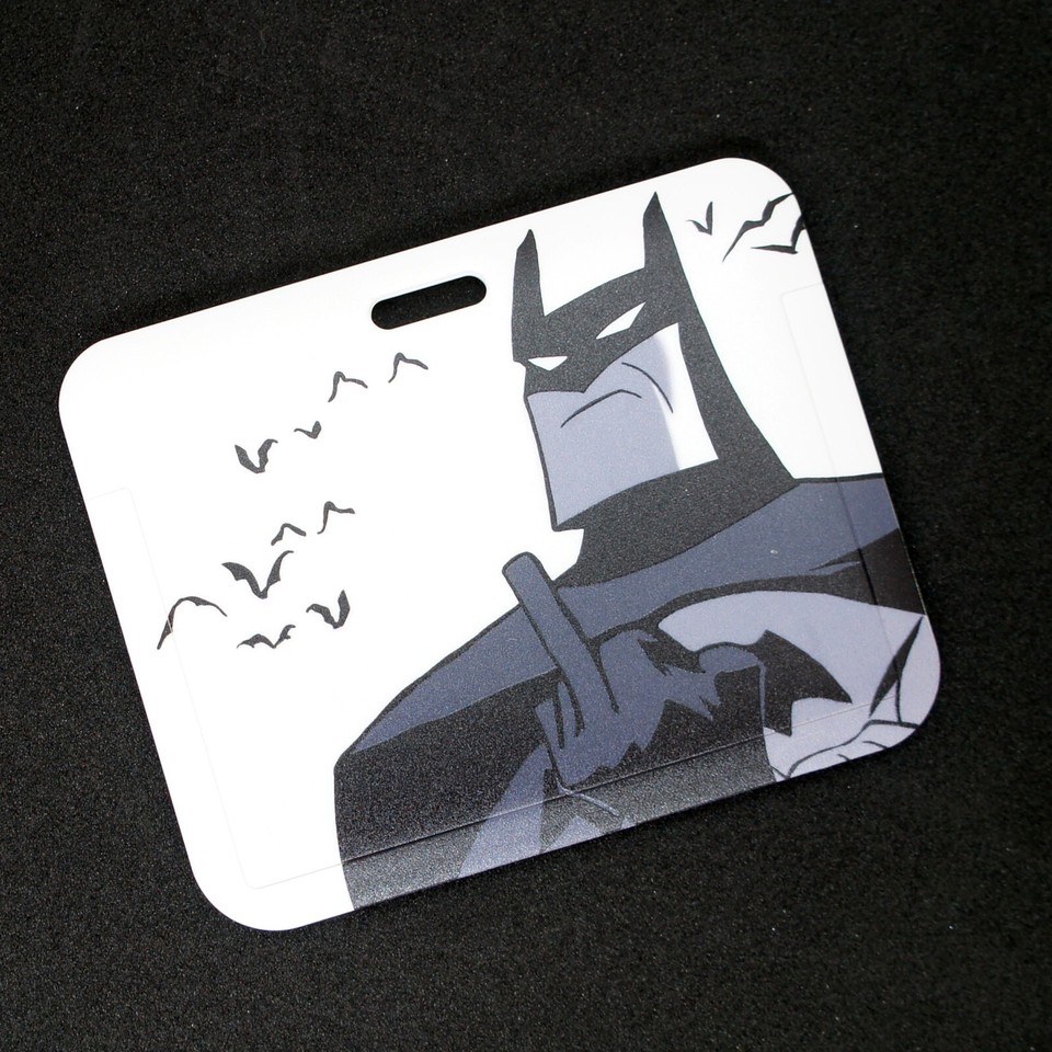 Comic Batman Rectangular ID Holder with 18 inch Lanyard | eBay