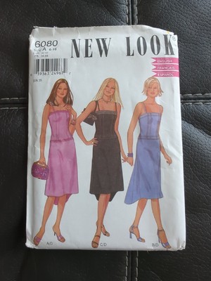 New Look Sewing Pattern 6080 Misses Top & Skirt Size 6-16 11 Pieces ...
