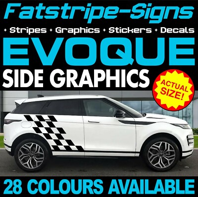 to fit RANGE ROVER EVOQUE GRAPHICS DECALS STICKERS STRIPES CAR VINYL ...