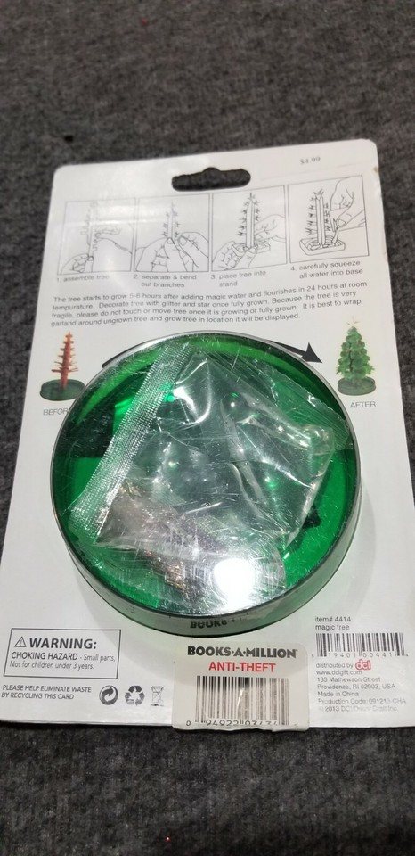 DCI Magic Christmas Tree Kit ~ See A Tree Grow In 6 Hours! NEW SEALED ...