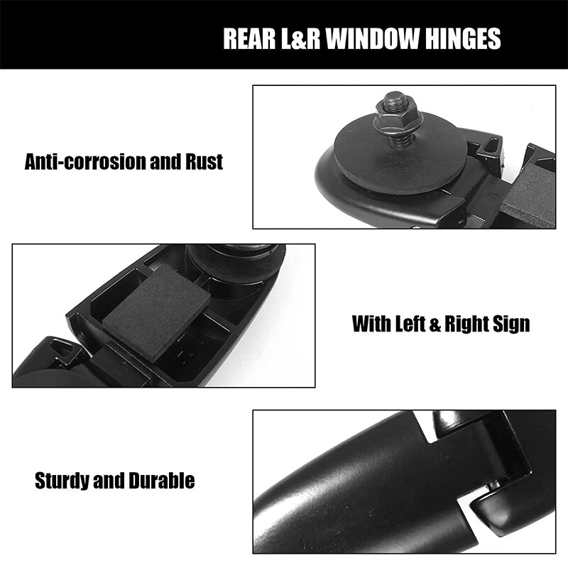 Rear Window Hinge Set Liftgate Glass Hinge 926-132 for 1998-2002 Ford ...