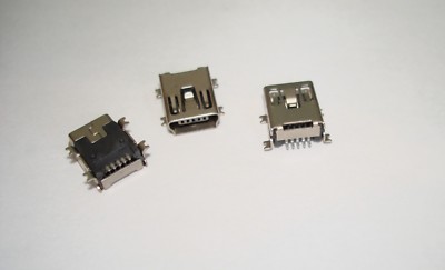 1 x Mini USB Jack Connector Port Type B Female 5-Pin SMT SMD Socket ...