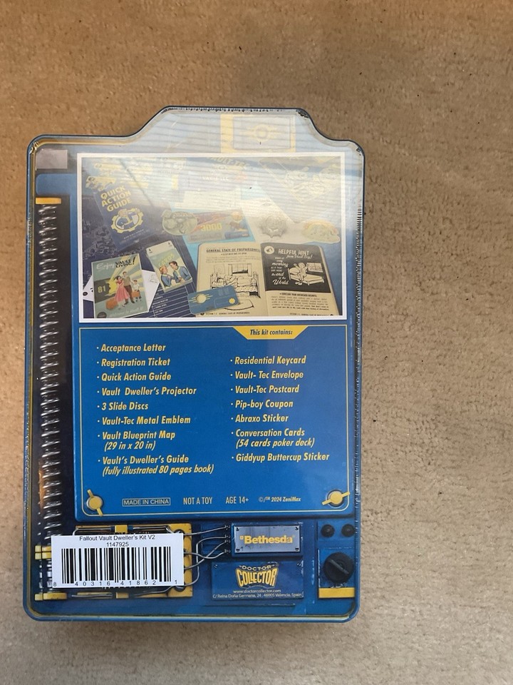 Fallout Vault Tec Dweller Kit V2 DC Official NEW | eBay