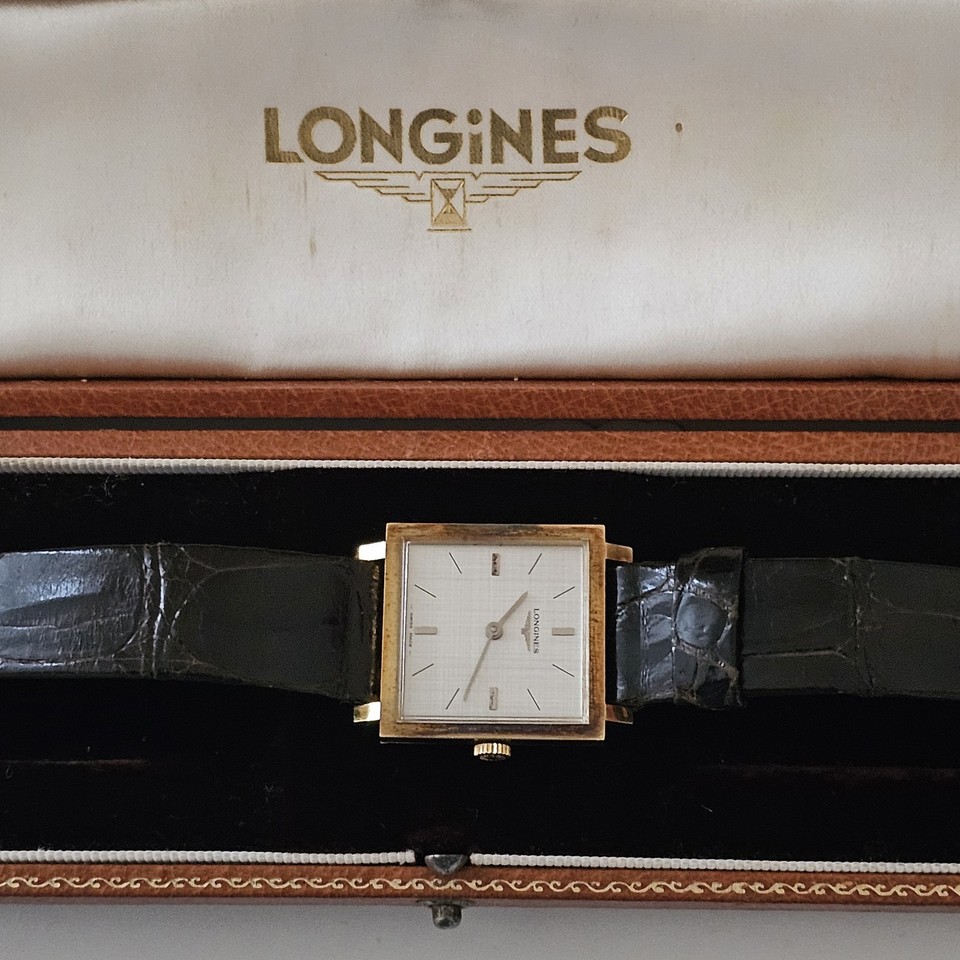 Vintage 18k Solid Gold Longines Hand-Winding Men's Wristwatch 18ct | eBay
