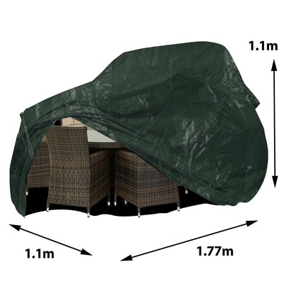 Extra Large Rattan Garden Furniture Cover Outdoor Patio Waterproof ...