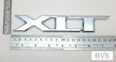 Chrome Logo "XLT" Emblem Decal For 2012-2015 Ford Ranger T6 Wildtrak Hi ...