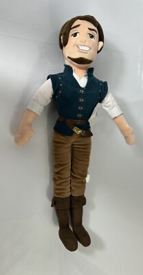 Disney Store Flynn Rider 20” Plush Soft Doll Toy Prince Tangled ...