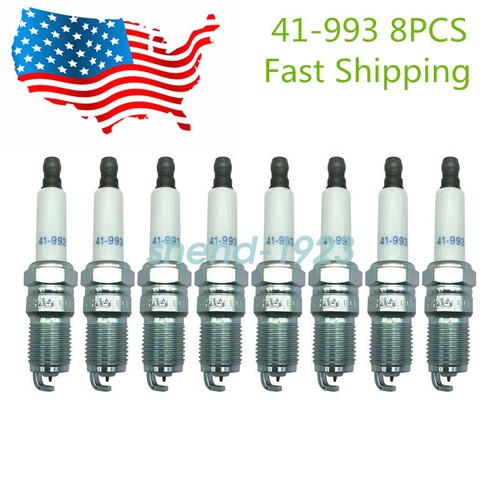 8Pcs 41-993 IRIDIUM SPARK PLUGS AC DELCO 19256067 For Chevy Tahoe GMC ...