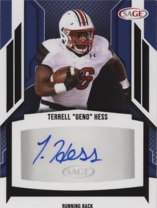 2024 SAGE HIT Low Series - Autographs Geno Hess #A-GH (AU, RC) for sale ...
