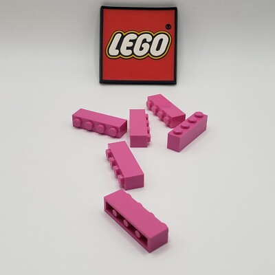 LEGO 1 x 4 Brick DARK PINK (x6) 3010 NEW REPLACEMENT PARTS | eBay