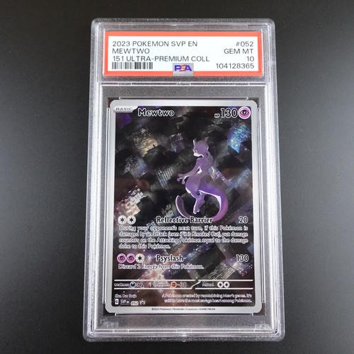 PSA 10 Mewtwo SVP 052 Promo 151 Ultra Premium Collection Graded Pokemon ...