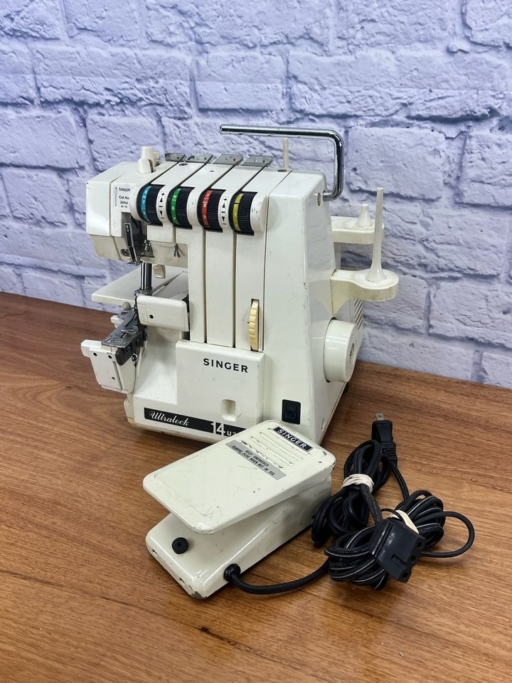 Singer Ultralock Serger Sewing Machine 14U34B READ | eBay