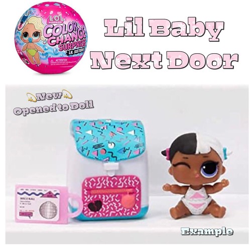 LOL Surprise Lil Baby Next Door RARE Open 2 Doll Color Change Lils ...