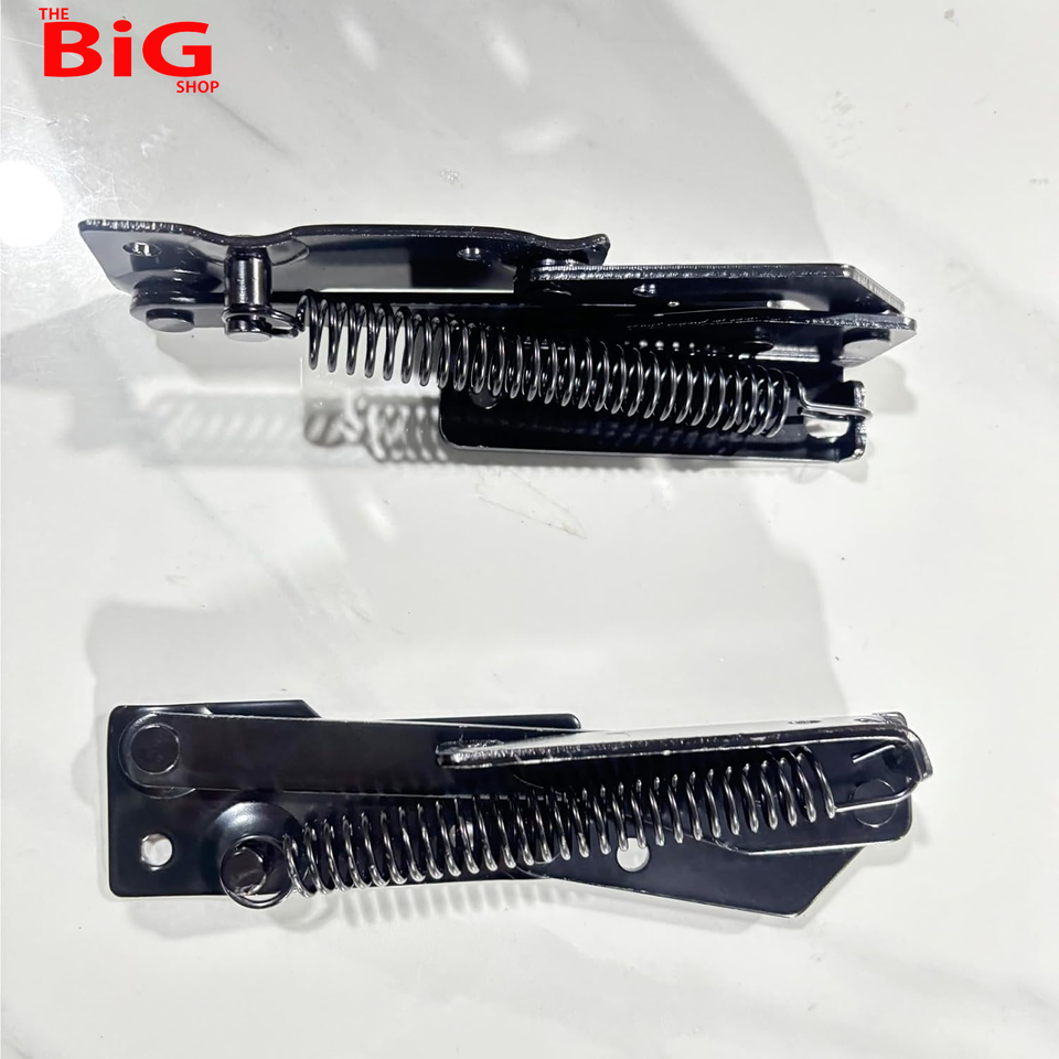Spring Hinge (1 Pair) 90 Degree Folding Lifting Bracket, Sofa Bed Hinge ...