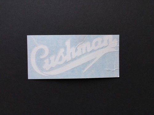 cushman scooter Script Logo Vinyl Decal Sticker (white Or Black) 4.5” X ...