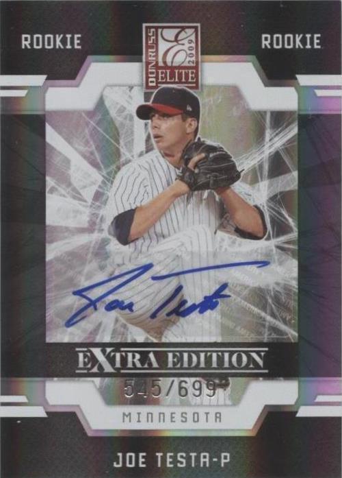 2009 Donruss Elite Extra Edition - Rookie Joe Testa #110 /699 (AU, RC ...