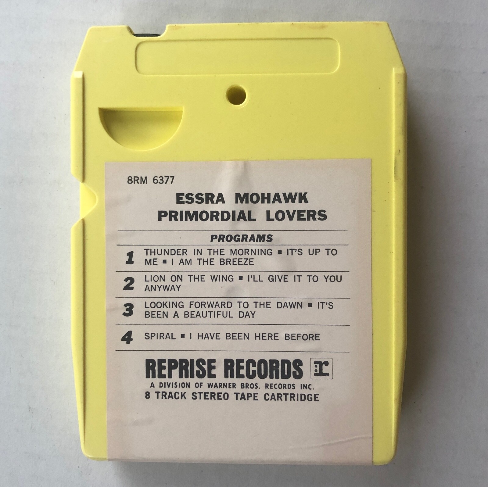 ESSRA MOHAWK Primordial Stew 1970 Reprise Records 8-Track TAPE Sandy ...