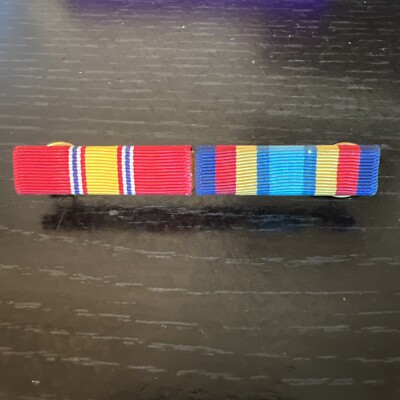 Vintage National Defense Ribbon Sea Service Ribbon award citation | eBay