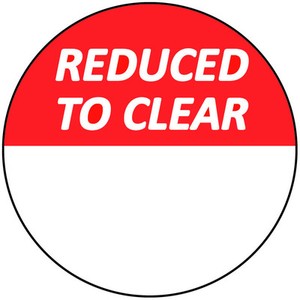 30mm Bright Red Sale Stickers / Sticky Swing Tag Labels | eBay