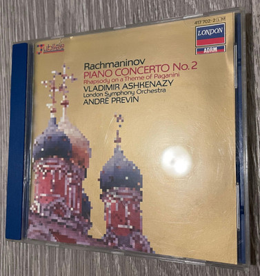 Rachmaninov Piano Concerto No. 2 CD London ADRM Jubilee 417 702-2 ...