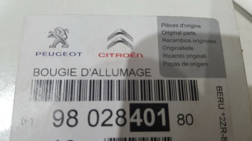 GENUINE Citroen C3 C4 C5 DS3 Peugeot 207 208 308 Spark Plug Ignition ...