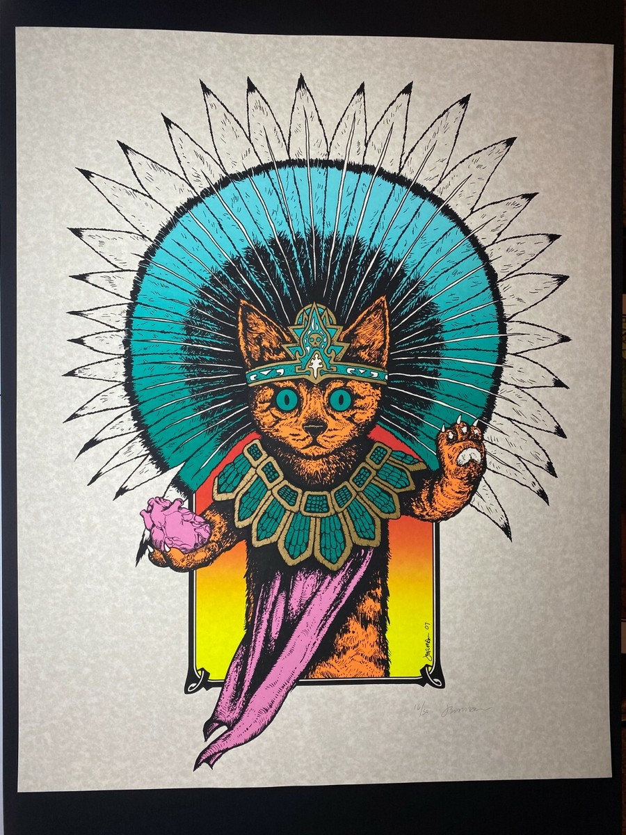 Aztec Cat Drawings