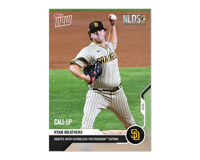 Ryan Weathers - MLB TOPPS NOW Card 376 - debuts with scoreless ...