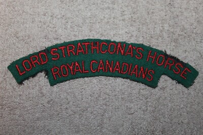 Original WW2 Royal Canadian Army Lord Strathcona's Horse Uniform ...
