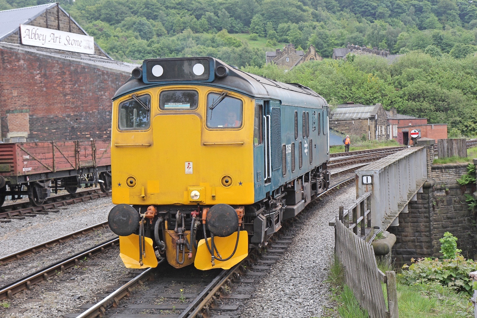 British Rail Class 25059 KEIGHLEY - 6 x 4 Quality Photo Railway Print ...