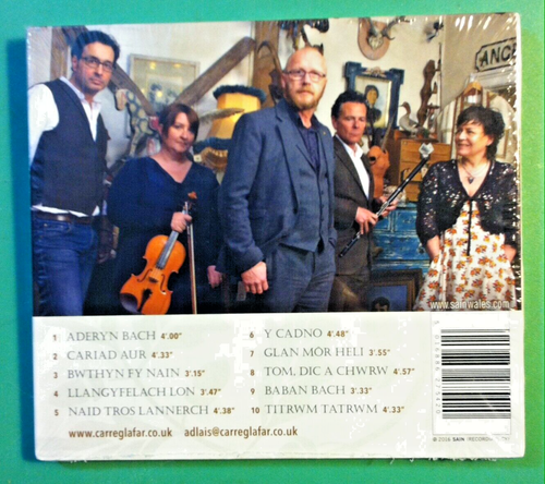 2016 🔥CARREG LAFAR🔥 New Sealed CD *Aur* Welsh Folk Music Fiddle Flute ...