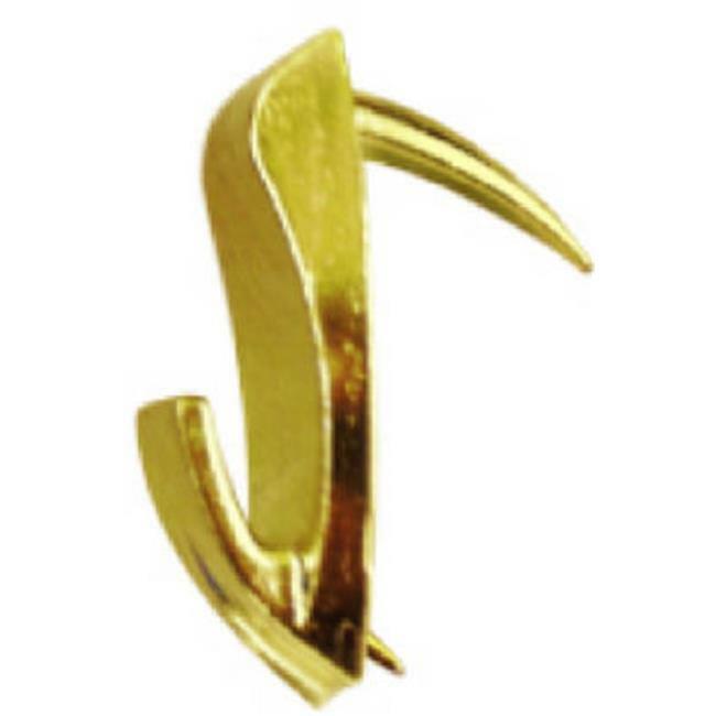 Hillman Fasteners 122394 3 Pack- Large- Brass Wall Biter Picture Hanger ...