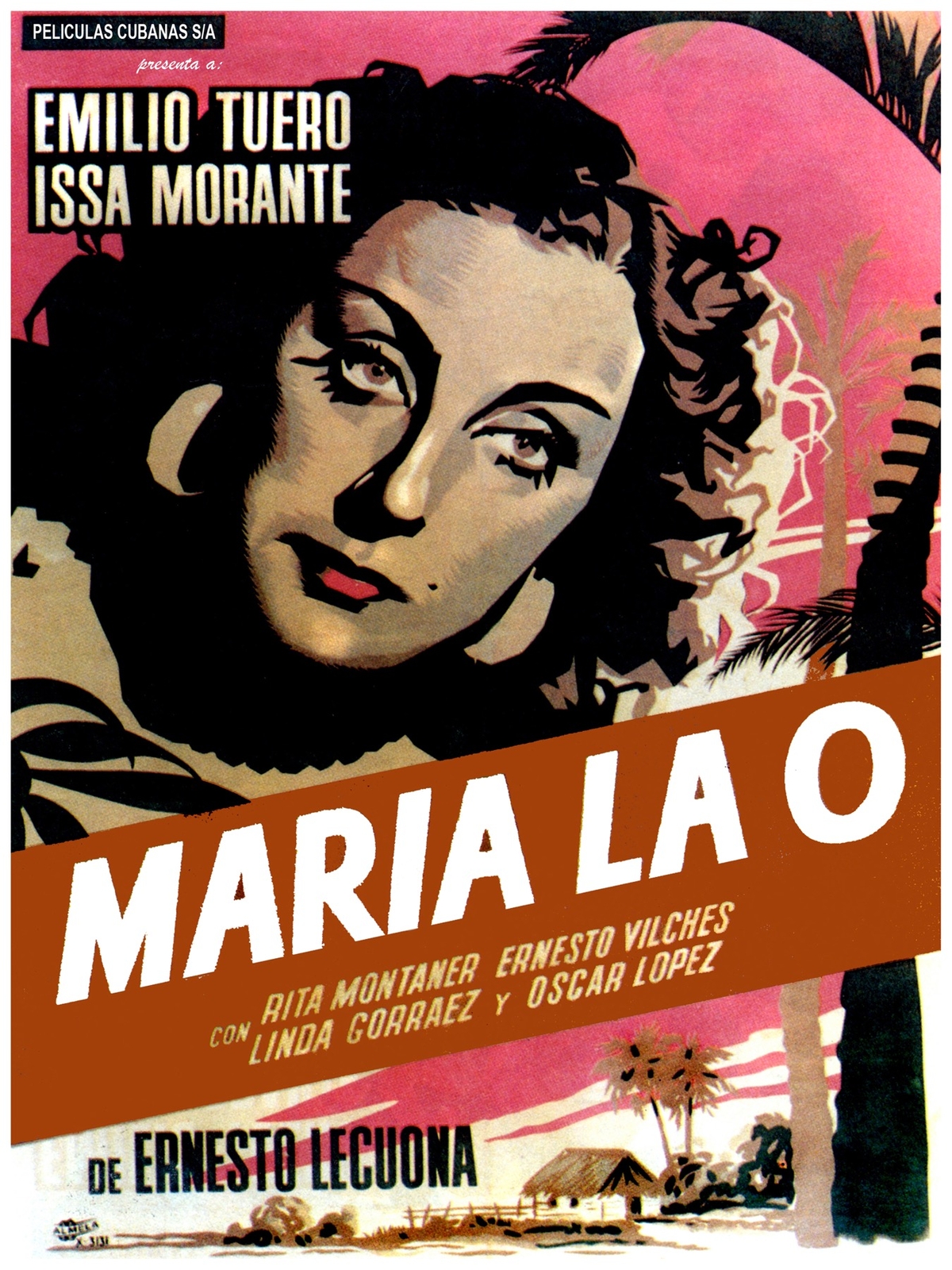 4996.Maria la O.cub film.emilio tuero.issa morante.POSTER.decor Home ...