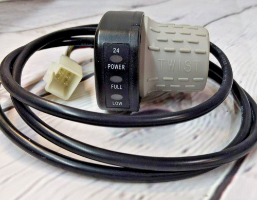 Razor Pocket Mod Replacement Throttle, 48" wires, 6-wire plug, 24 volts ...