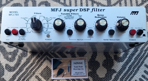 MFJ-784 Tunable DSP Audio Filter – Ham Radio Noise Reduction Device | eBay