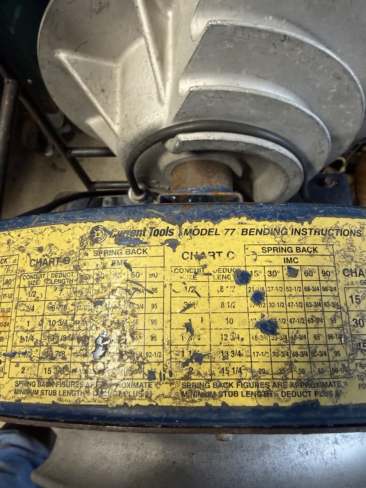 Current Tools 77 Bender with Bending Shoe for 1/2 in. to 2 in. EMT ...