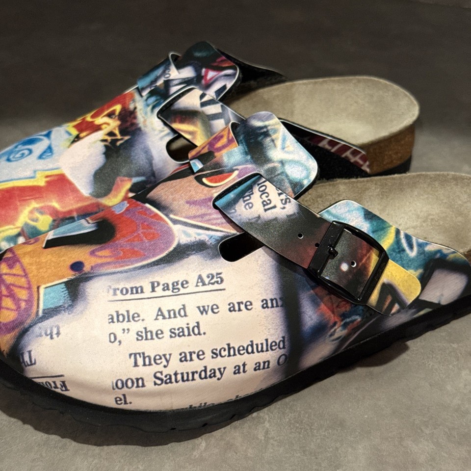 Birki's by Birkenstock Graffiti Clog Excellent Used Condition Size 38 ...