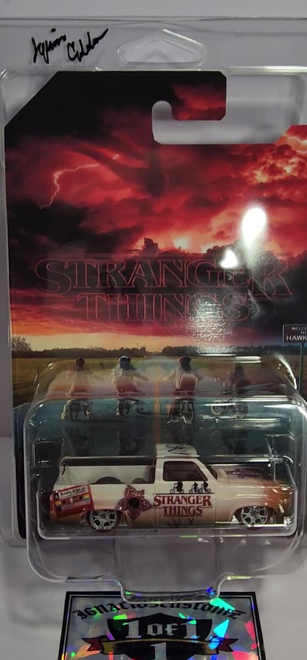 Custom Stranger Things theme Hot Wheels 83 Silverado 3d printed rims ...