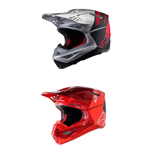 Motocross Helm Alpinestars S-M10 Flood Crosshelm Enduro MX-Helm | eBay