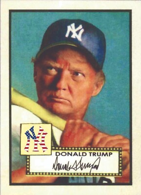 (Lot of 50) DONALD TRUMP CUSTOM ART CARD - 1952 A | eBay