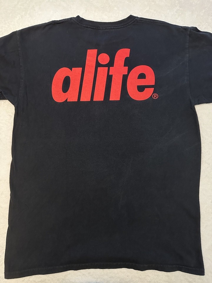 Vintage 2000s Y2K Budweiser Alife Streetwear Brand Graphic Design T-Shirt, M L | eBay