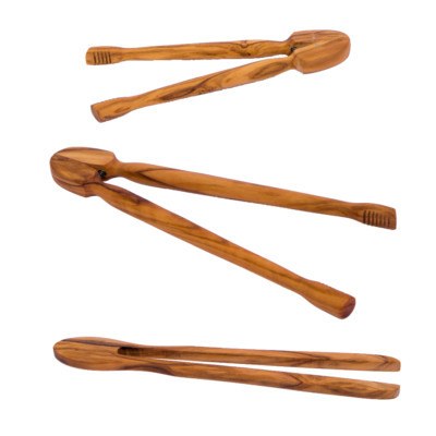 AKwood Olive Wood Handcrafted Tongs - Different Models of wooden ...