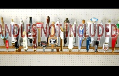 SOLID OAK WALL MOUNTED 29 BEER TAP HANDLE DISPLAY INCLUDES BRACKETS | eBay