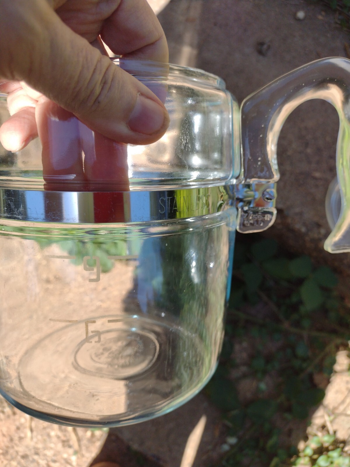 Pyrex FLAMEWARE Glass Stovetop 9 Cup PERCOLATOR COFFEE POT 7759-B | eBay