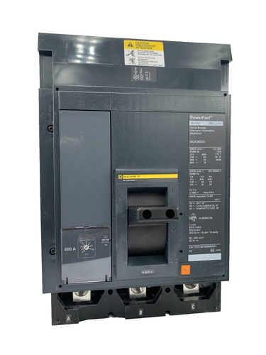 NEW - SQUARE D - MGA36600 - CIRCUIT BREAKER - PowerPacT M, 600A, 3 pole ...