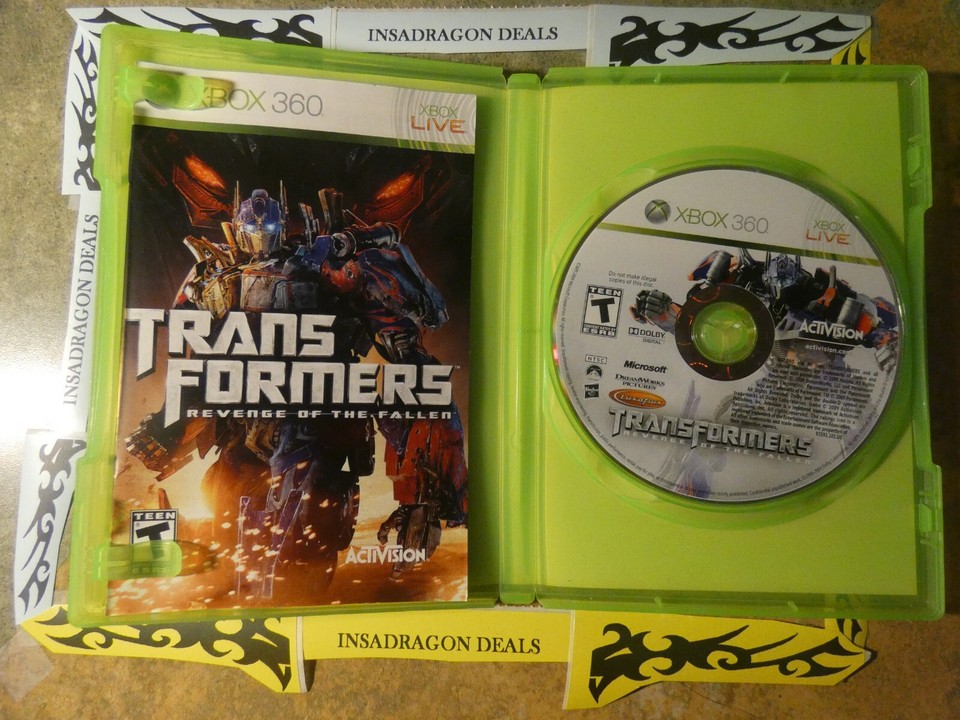 Transformers: Revenge of the Fallen (Xbox 360, 2009) Complete CiB ...