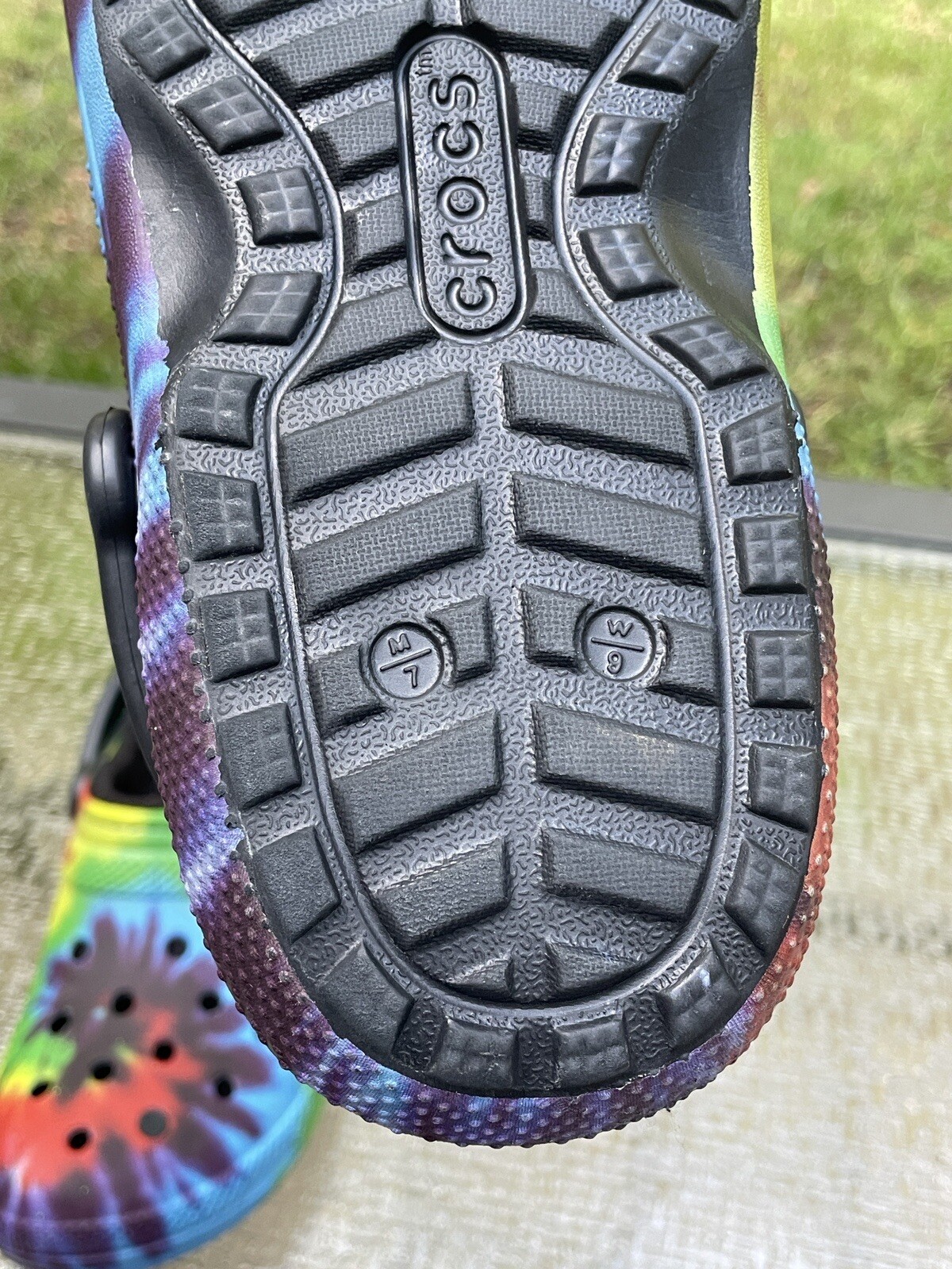 Crocs Classic Tie-Dye Lined Winter Clog Shoes Women's Size 9 Men’s Size ...