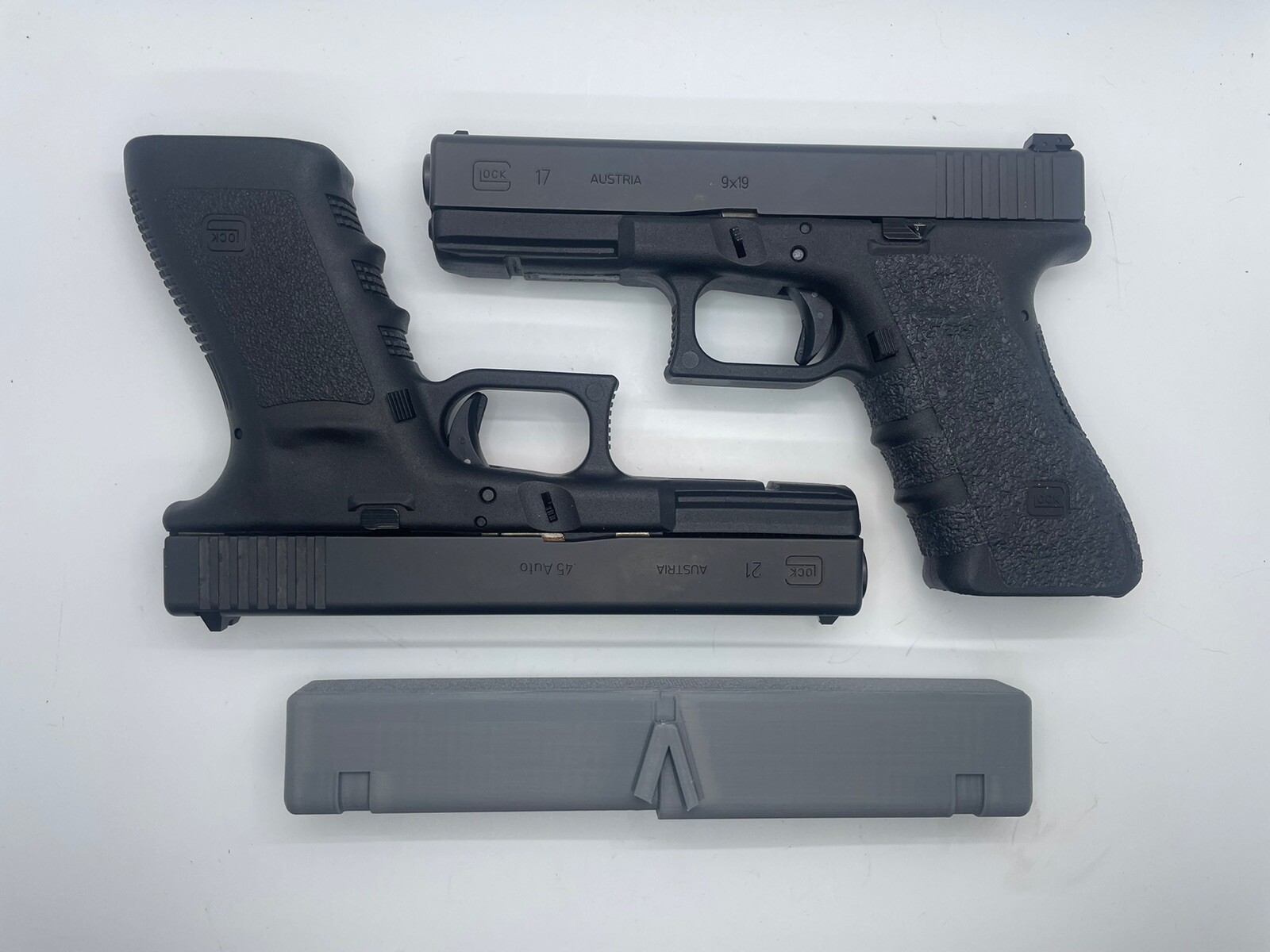 2 in 1 Gunsmith Magwell Vise Block For Glock 9mm & .45 Cal. GRAY! | eBay