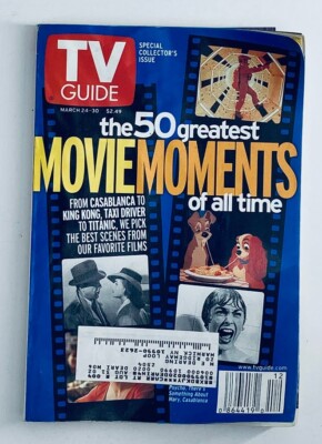 TV Guide Magazine March 24 2001 Ingrid Bergman, Humphrey Bogart NY ...