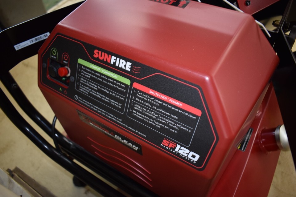 Sunfire SF120 120,000 BTU Diesel/Kerosene Radiant Heater New | eBay