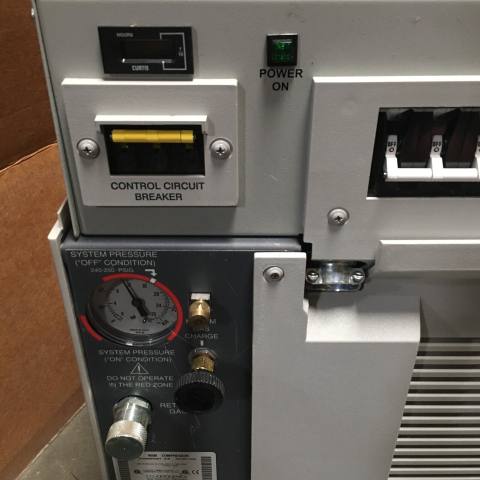 CTI-Cryogenics 8135900G001 Helix 9600 Compressor, 200-230 VAC @ 50/60Hz ...